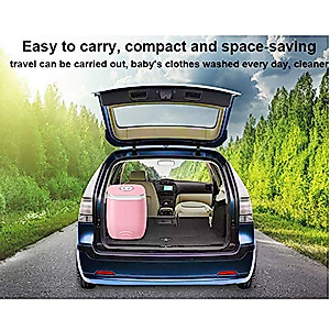 ZLXDP Electric Mini Clothes Washing Machine Top Loading Semi-Automatic 2.0kg Garment Washer+1.5kg Dryer Single Tub Cloth Drying (Color : E)