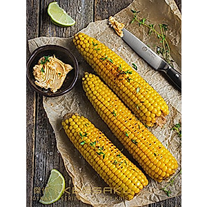 KESSAKU 4 Knife Set - Dynasty Series - Forged ThyssenKrupp German High Carbon Steel - 8-Inch Chef, 7-Inch Santoku, 5-Inch Utility, 3.5-Inch Paring