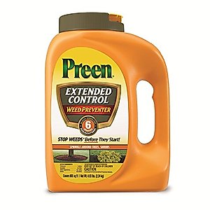 Preen Extended Control Weed Preventer - 4.93 lb. Bottle - Covers 805 sq. ft.