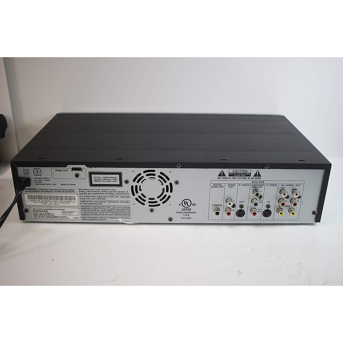 Magnavox VHS to DVD Recorder VCR Combo w/ Remote, HDMI