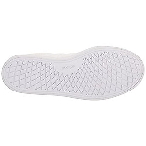 adidas Women's Vulc Raid3r Skate Shoe, White/White/Silver Metallic, 9