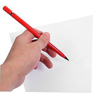 Ciieeo 4 Pcs Pencil Forever Pen Erasable Signing Pen Paint Black Ink Stylus Funny Pens Black Office Supplies Inkless Pen Drafting Supplies With Eraser Drawing Pen Metal Child