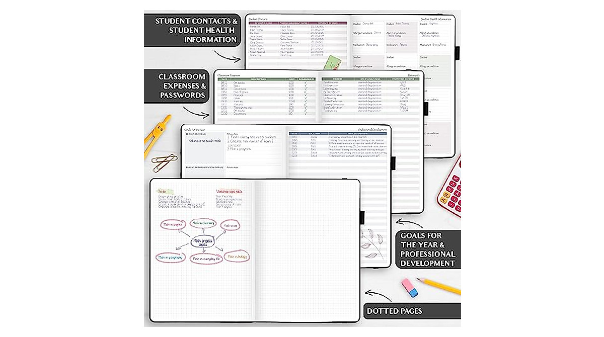 Legend Teacher Planner - Undated Lesson Planning & Classroom Organizer