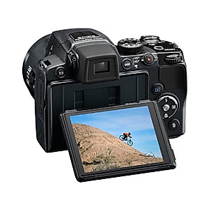 Nikon COOLPIX P500 12.1 CMOS Digital Camera with 36x NIKKOR Wide-Angle Optical Zoom Lens and Full HD 1080p Video (Black) (Renewed)