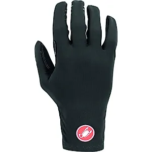 Castelli Men's Winter Lightness 2 Cycling Gloves - Lightweight Padded Bike Gloves for Cold Weather - Black, Medium