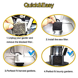 20 Pack /40ppi Pump Filter Sponge Replacement Aero-Garden Pump Filter Accessories