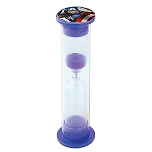 Disney Captain America 3pc Oral Care Bundle with Matching Battery Powered Toothbrush, 2-Minute Timer, Rinse Cup and More