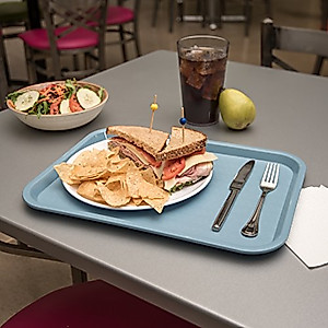 CFS Cafe Plastic Fast Food Tray, 12" x 16", Slate