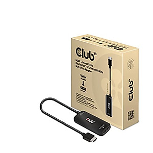 Club 3D CAC-1335 HDMI 2.1 to DisplayPort 1.4 4K120Hz or 8K30Hz M/F Active Adapter