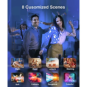 OHMAX Smart Light Bulbs, Color Changing Light Bulbs A19 E26 75W Equivalent, WiFi Light Bulbs Smart Bulbs Work with Alexa Google Home No Hub Required, Dimmable 2700K Warm White, 800 Lumens, 2 Pack