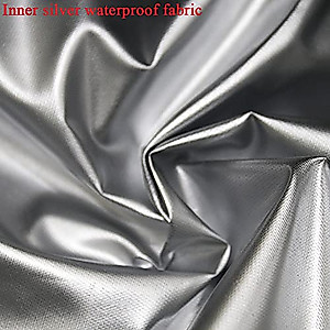 Outdoor Zero Gravity Folding Recliner Chair Cover UCARE Waterproof Dustproof Folding Recliner Chairs Furniture Covers for Lawn Patio Garden (Black, 1)