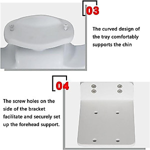 CFDZCP Optometry Lifting Chin Bracket Optometry Accessories for Glasses, Optometry Lifting Chin Bracket with Height Adjustment Knob，Durable and Rust-Proof Material, for Optical Shops