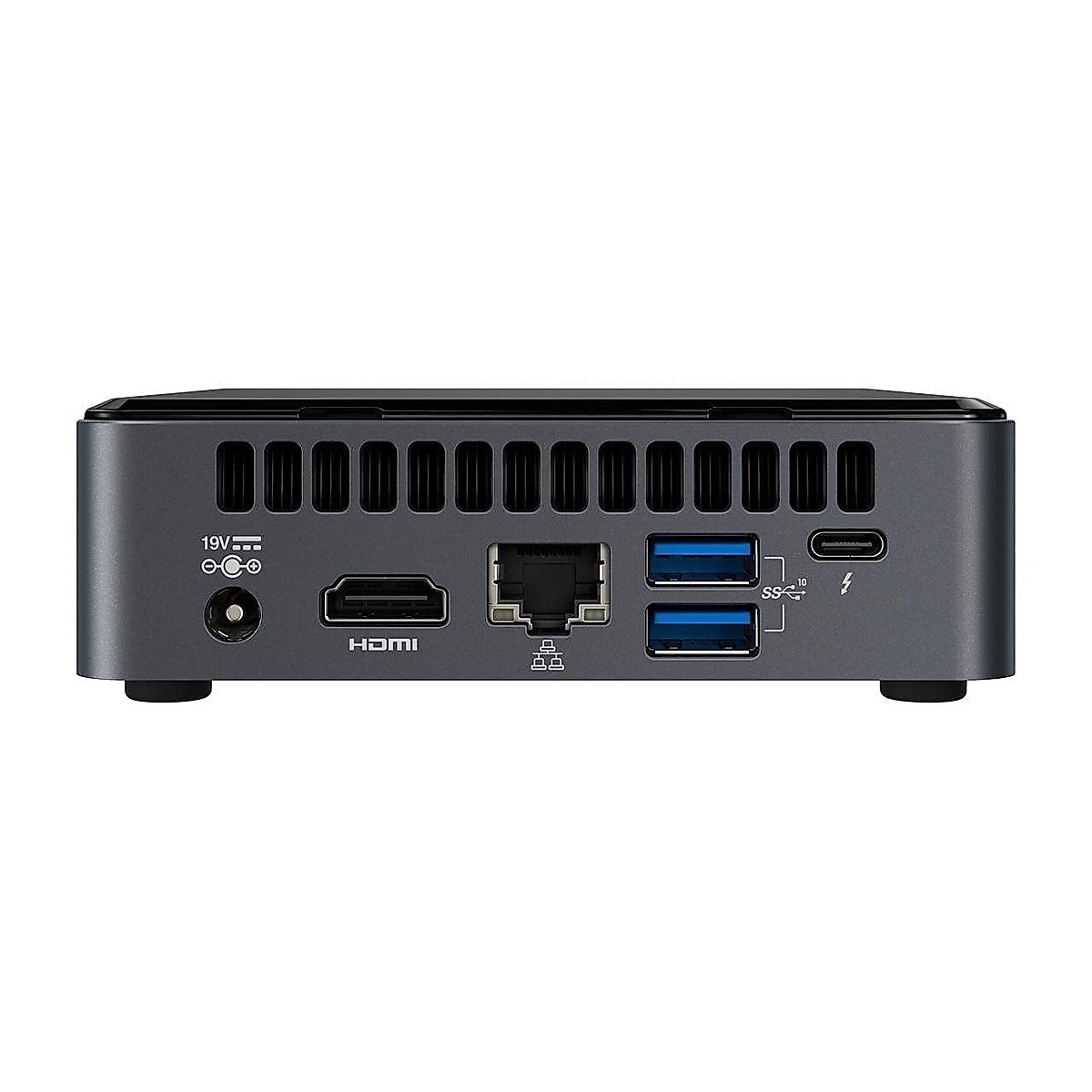 Intel NUC Kit NUC10I5FNKN1 Home & Business Mini Desktop Black i5-10210U 4-Core, UHD, WiFi, Bluetooth, 1xHDMI, SD Card, No OS Barebone Unit with Hub