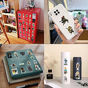 Bonitzdm 100Pcs The Legend of Zelda Game Stickers, Vinyl Waterproof Stickers for Laptop,Bumper,Skateboard,Water Bottles,Computer,Phone, Cool Stuff for Teens, Kids, Adults