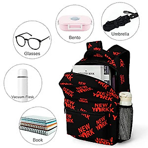 New York City Funny Backpack Shoulders Bookbag Travel Laptop Daypack