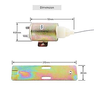 EASYGUARD tr2002a Universal Electric Power Trunk Release Solenoid Kits for Open Boot Dc12v Long Lifespan