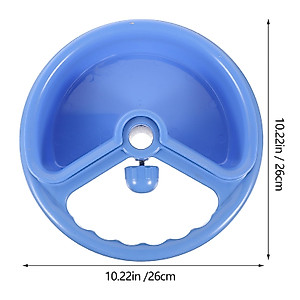 Cabilock Infusion Support Dining Tray Plastic Tray Hospital Supply Storage Tray for Perfusion Support Infusion Support Accessory Plastic Infusion Tray Detachable Drip Stand Plate