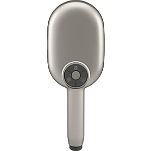 KOHLER 26284-G-BN Statement Oblong MULTIFUNCTION HAND SHOWER, Maximum Spray Performance with Three Spray Experiences, Vibrant Brushed Nickel, 1.75 GPM