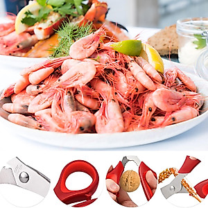 1Pc Seafood Scissors, Multifunctional Lobster Scissors Tool,Shrimp Pliers, Shrimp Cracker Crab Leg Shears Shell Cracker Crayfish Scissors Fish Scissors