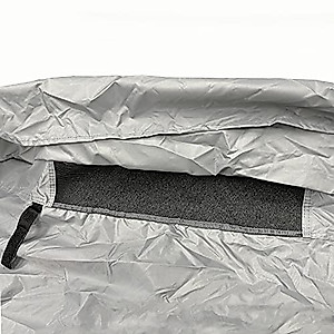 SavvyCraft Deluxe 4-Layer 5th Wheel RV Travel Trailer Camper Cover Fits from 33'-37'L W/Zipper Access