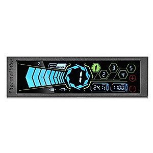 Thermaltake Commander FT Touch Screen 5 Channel Single 5.25" Bay Cooling Fan Controller AC-010-B51NAN-A1