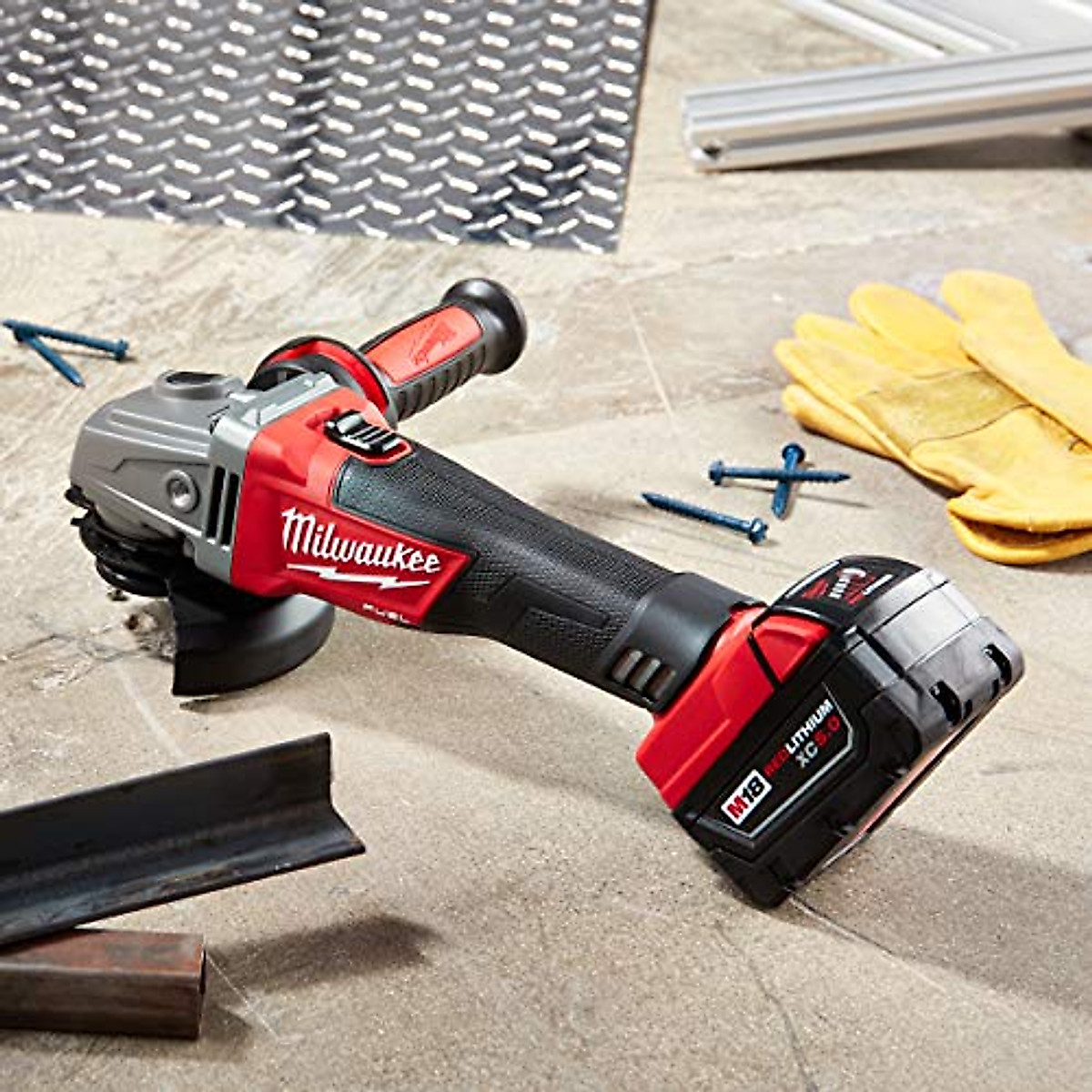 MILWAUKEE'S Cutoff/Grinder, Slide, Bare Tool, 4-1/2 In, Red (2781-20)