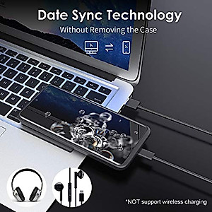 Battery Case for Galaxy S20 Ultra 8500mAh, Portable Charging Case Protective Rechargeable Extended Battery Pack for Samsung Galaxy S20U 5G (6.9 inch) Charger Case -Black