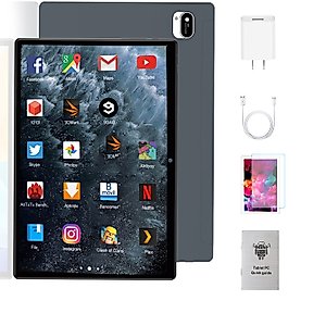 AOYODKG 10 Inch Tablet Android 11 Tablet,Android Tablets 64GB Storage 256GB Expand 4GB RAM Octa-Core 1.8Ghz IPS 1920 * 1200 HD，6000mAh Battery，Bluetooth ，WiFi，7MP Camera Tablet for Adult(Gray)