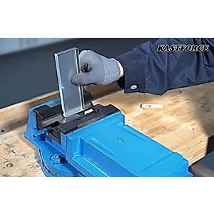 KASTFORCE KF5012 6 Inch 150 mm Vise Mount Metal Brake Bender Attachment Bending Max Capacity 14 Gauge 2mm Mild Steel 1/8" Aluminum