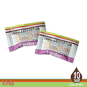 Licks Pill-Free ElderDog Small Breed Dog Senior - Older Dog Vitamins and Supplements - Joint & Immune Support Supplements for Dogs - Dog Coat & Digestion Supplement - Gel Packets - 10 Use