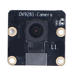 Septpenta Camera Module, 1MP Fixed Focus High Speed Catching 120° Field Biew Shooting Black White Camera with Cable, Small Size DIY Parts for 4B Zero for Zero 2W