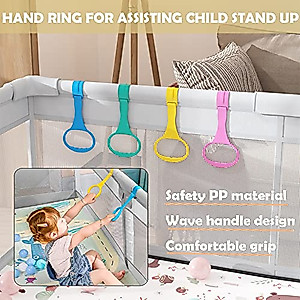 Baby Playpen, Large Baby Play Yard, Baby Playpen for Toddler, Playpen for Babies with Soft Breathable Mesh, Indoor & Outdoor Playard for Kids Activity Center, Kid's Fence, Grey (50 x 72 Inch)