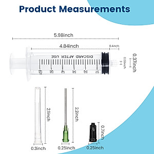 SANANTS 60ml Independent Packing Industrial Adhesive is Applied Through Plastic Tubing with Dispensing Head and Sealing Caps for Engineered Fluid，Glue Applicator and Refilling (Pack of 4)