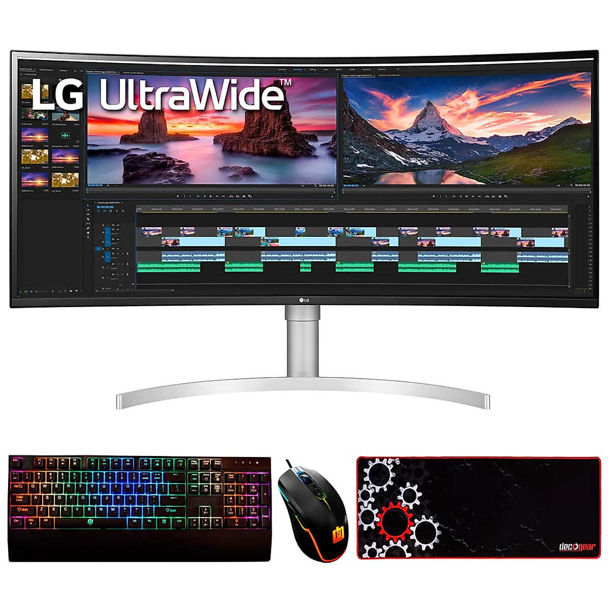 LG 38WN95C-W 38" UltraWide QHD+ IPS Curved Monitor, NVIDIA G-SYNC ...