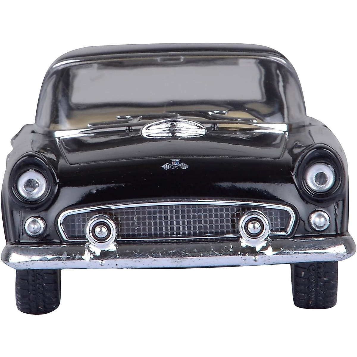1955 Ford Thunderbird Hard Top In Black Diecast 1:36 Scale By Kinsmart