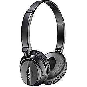 Audio-Technica ATH-ANC20 QuietPoint Active Noise-Cancelling On-Ear Headphones