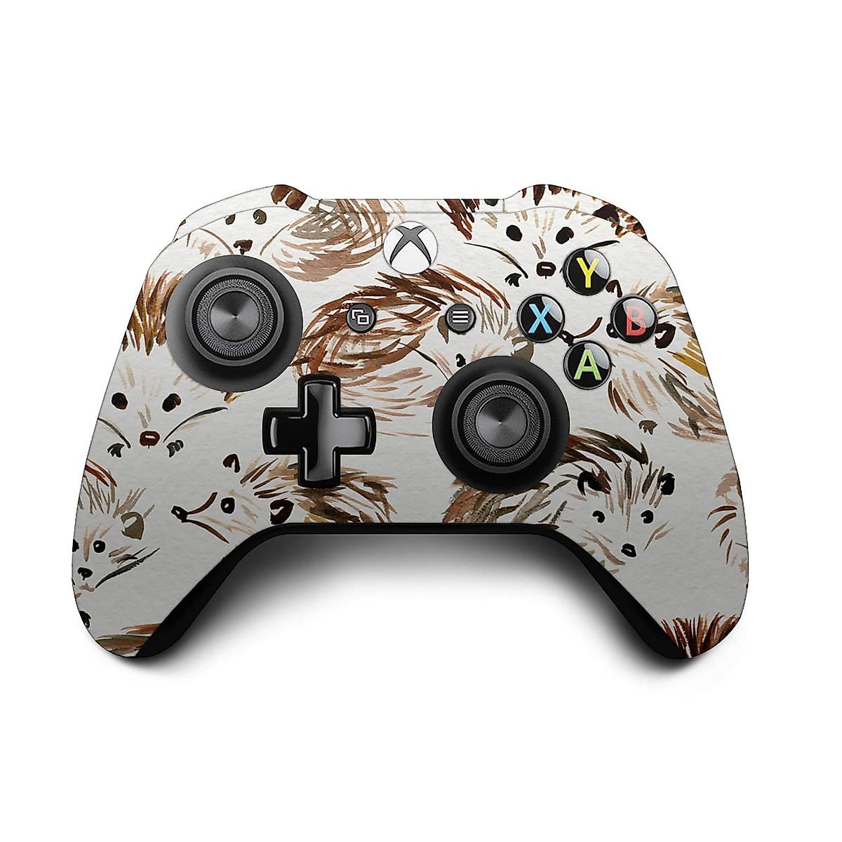 Head Case Designs Officially Licensed Cat Coquillette Hedgehogs Art Mix Vinyl Sticker Gaming Skin Decal Cover Compatible With Xbox One X Console and Controller Bundle