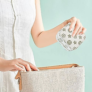 SANQIANWAN Luxury Leather Travel Jewelry Box for Women Mini Organizer Small Jewelry Portable Travel Case for Rings Earrings Necklace Multifunctional Storage Wedding Bridesmaids Wife Daughter Gift