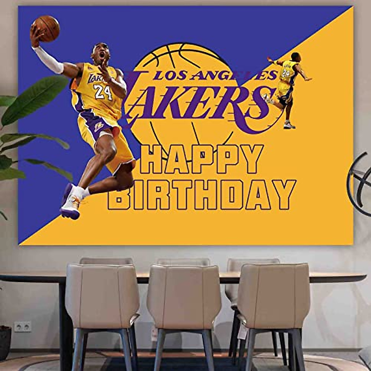 MengGeGe Legend Backdrops Basketball Theme Birthday Party Decor Banner Basketball Game Theme Party Supplies Sign Photography Backgrounds Wallpaper Room Decoration Photo Props 5X3Ft