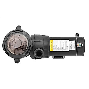 XtremepowerUS 75125 Pump Pool Above Ground 1.5HP Single Speed, Black