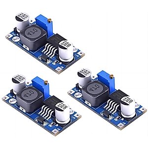 WWZMDiB LM2596 Voltage Regulator DC to DC Converter 3.2-35V to 1.25-30V Buck Converter (3Pcs)