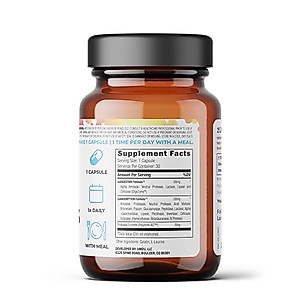 UMZU ZuEnzymes Digestive Enzymes Supplement | 21 Enzymes for Gut Health Support, Digestion & Nutrient Absorption | Helps Break Down Lactose, Carbs, Proteins & Fats (30 Day Supply | 30 Capsules)