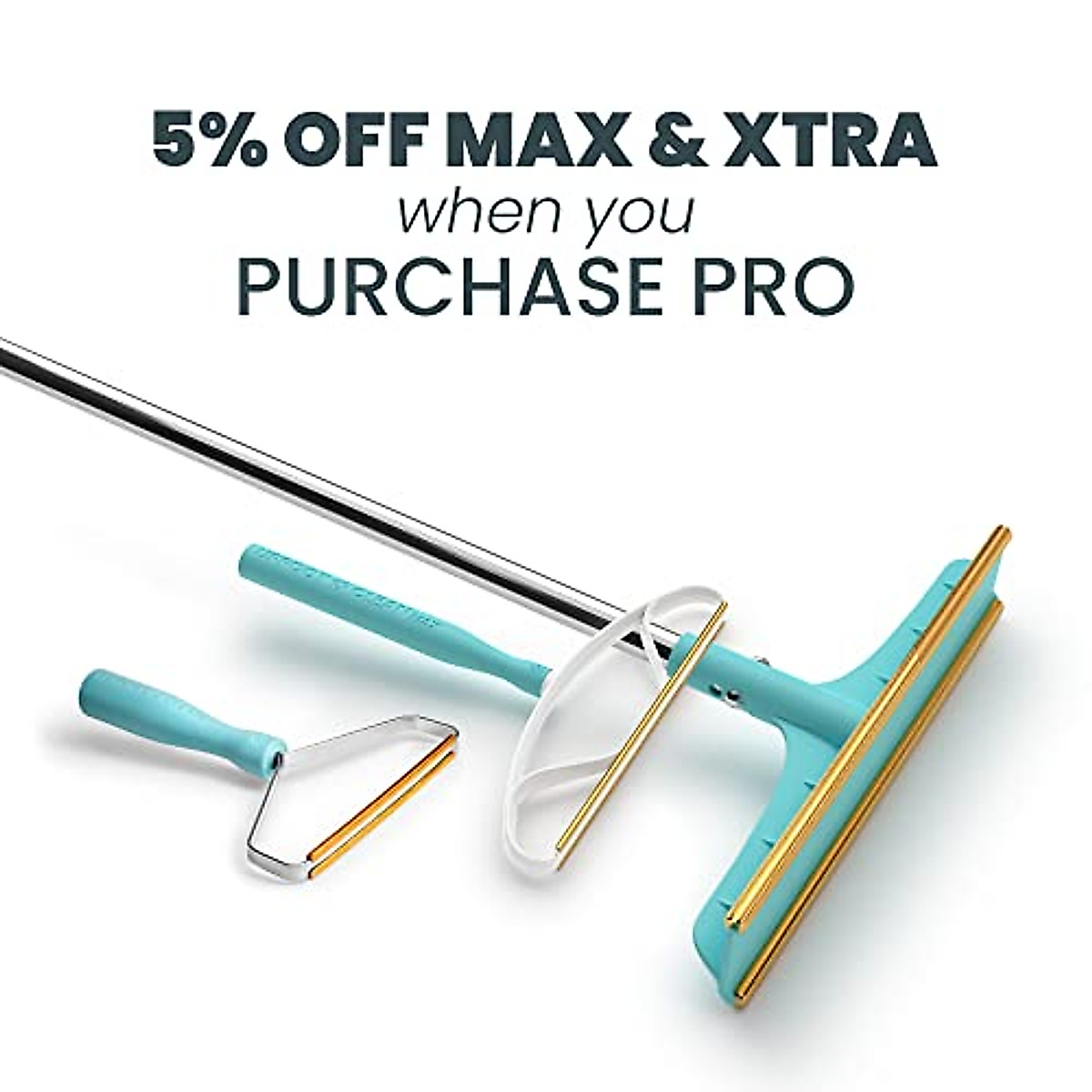 Uproot Cleaner Pro Reusable Cat Hair Remover - Special Dog Hair Remover Multi Fabric Edge and Carpet Scraper by Uproot Clean - Easy Pet Hair Remover for Couch, Pet Towers & Rugs - Gets Every Hair!