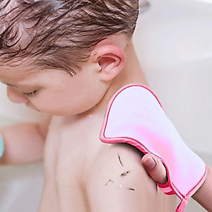 Bath Sponge, PVA Super Soft Exfoliator Sponge Gloves, Bath and Body Exfoliator Mitts, Dual-Sided, Multi-Purpose Glove Exfoliates Skin, Scrubbing Glove for Shower Spa Massage and Dead Skin Cell Remover