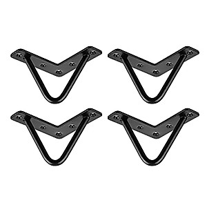 LCSDLHLSY Hairpin Legs 4 Inch, Metal Furniture Legs with Floor ProtectorsSet of 4 - Home DIY Projects for Cabinets, Coffee Table Legs, Wardrobes, TV Cabinets, Drawers, Bedside Tables, Sofas, etc，