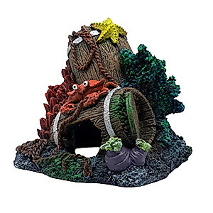 GloFish® Aquarium Décor, Barrels Decoration for Fish Tanks, Multiple