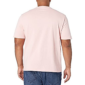 Amazon Essentials Men's Regular-Fit Short-Sleeve Crewneck T-Shirt, Pack of 2, Light Pink, Large