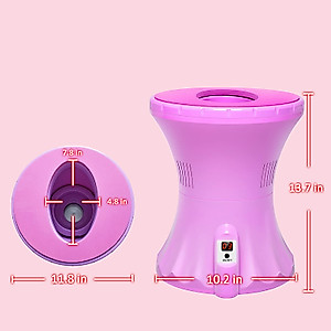 Yoni Seat Kit -Electric V Steam Chair with Vaginal Steaming Herbs for V Cleansing & Detox, Menstrual Support, Feminine Odor, Postpartum Care, Rejuvenate & Heal and Women Home Spa