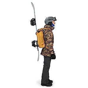 Osprey Soelden 22L Men's Ski and Snowboard Backpack, Artisan Yellow