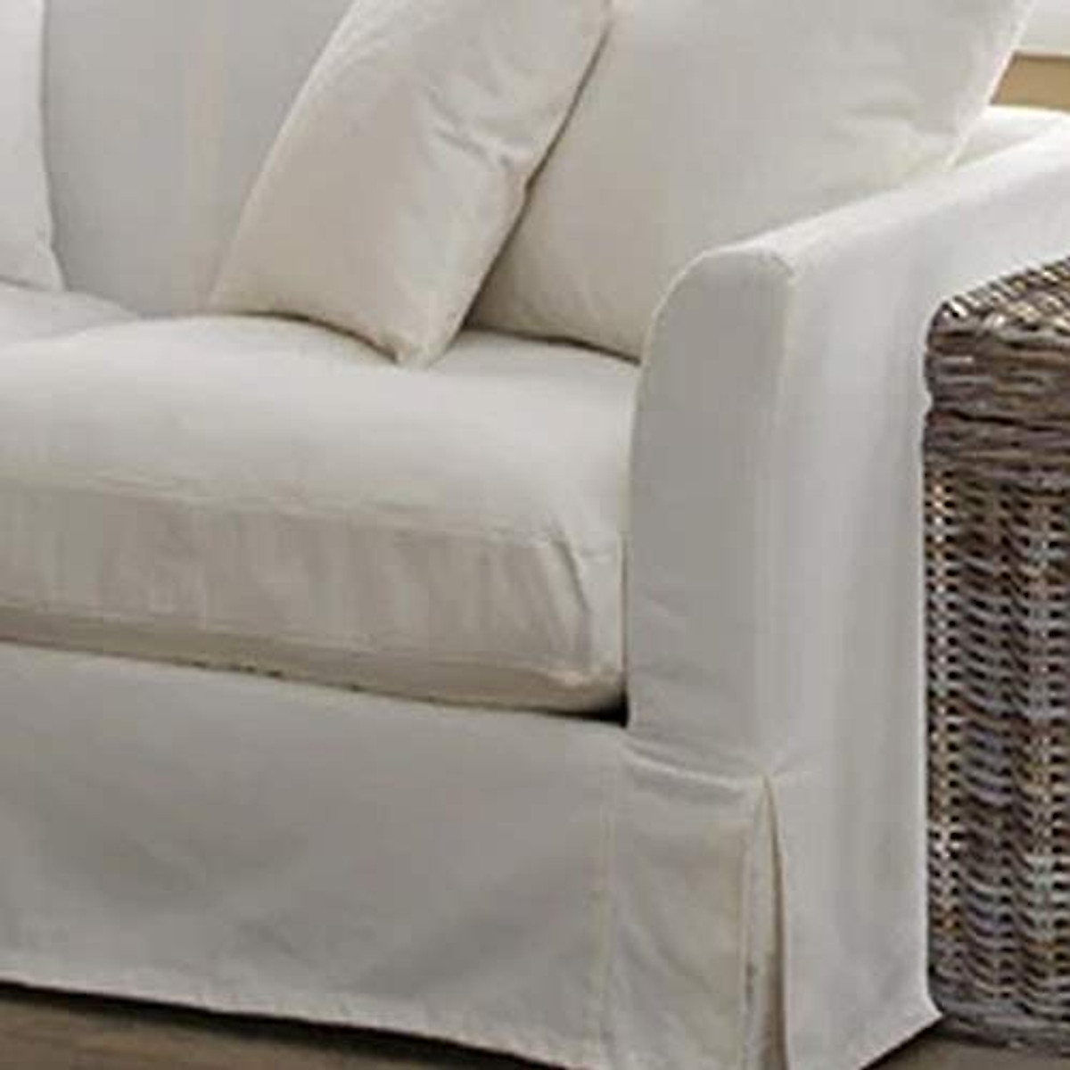 Padma'S Plantation Sunset Beach Sofas, Canvas White